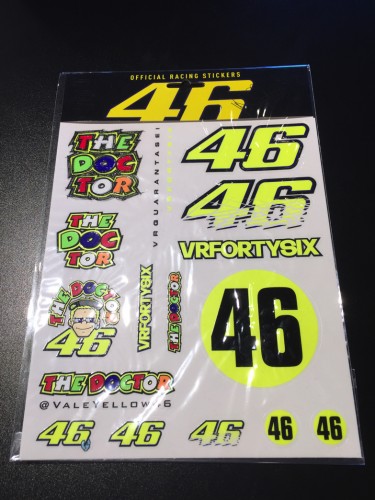 VR46 ACCESSORY "OFFIICIAL STICKERS"